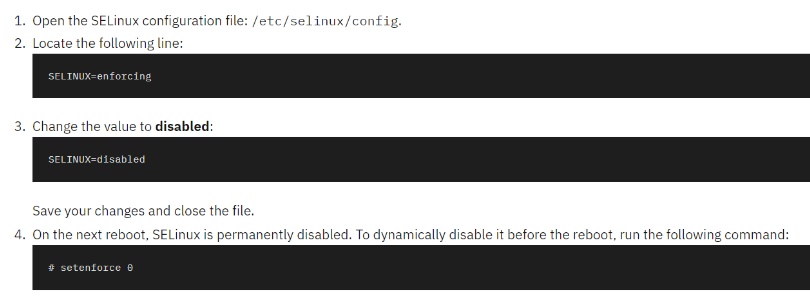 Mongodb Fails After Linux Server Restart Due To Selinux And Folder Permission Modification
